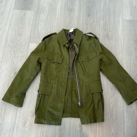 rag & bone | Jackets & Coats | Rag Bone Lorenz Cotton Military Jacket In Army Green Nwt | Poshmark